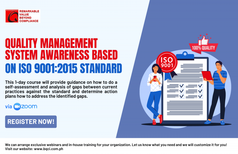 Quality Management System Awareness based on ISO 9001:2015 - ROSEHALL ...