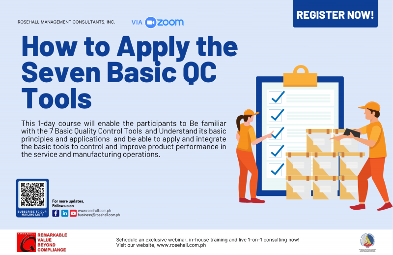 HOW TO APPLY THE SEVEN BASIC QC TOOLS - ROSEHALL Management Consultants, Inc.