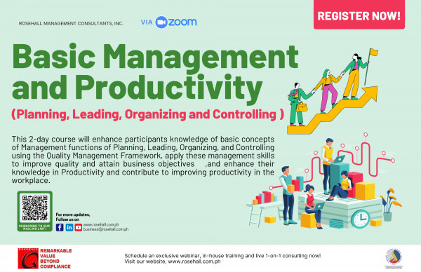 Basic Management and Productivity (Planning, Leading, Organizing and ...
