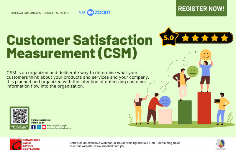 Customer Satisfaction Measurement - ROSEHALL Management Consultants, Inc.