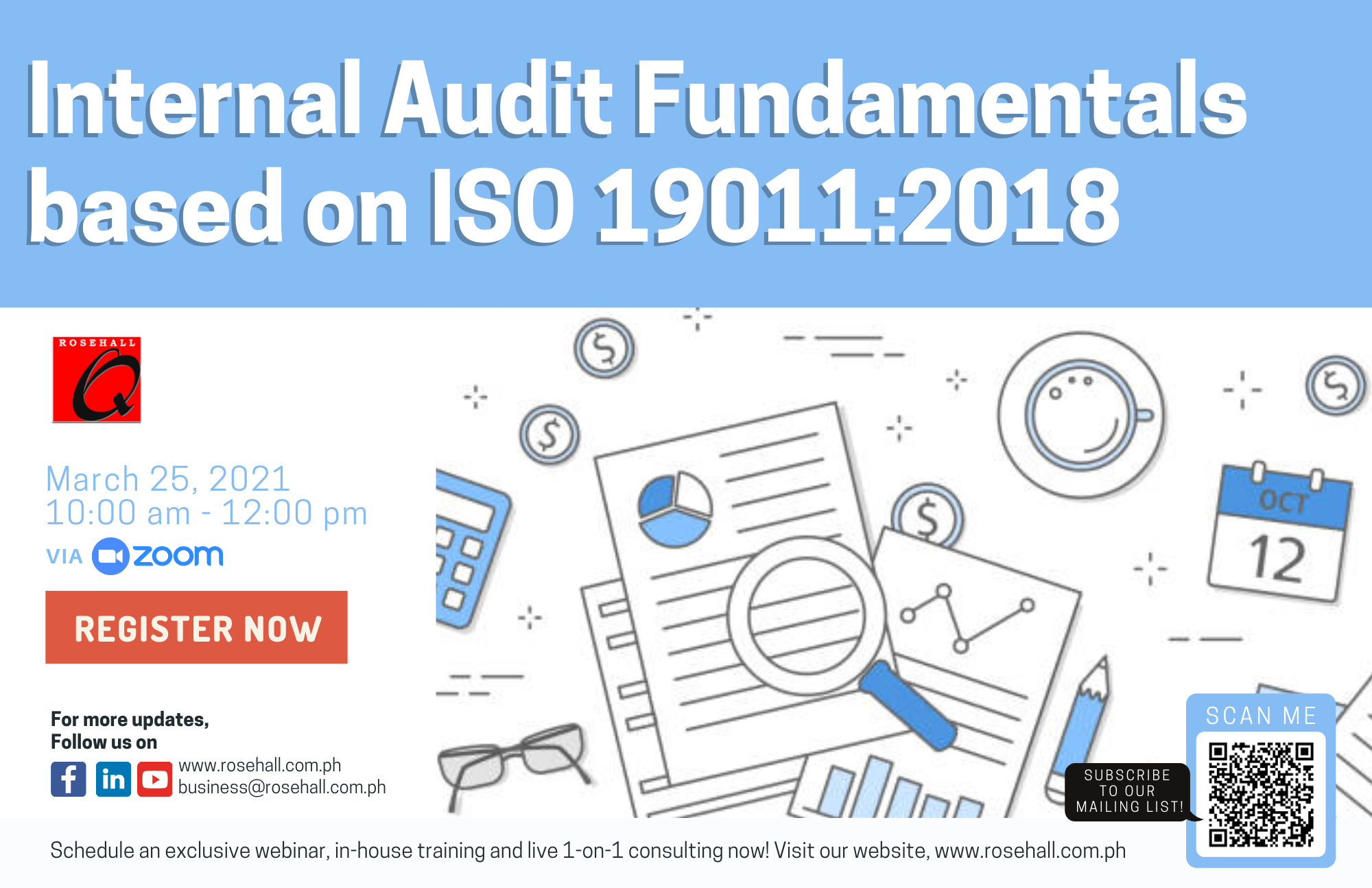 Internal Audit Fundamentals based on ISO 19011:2018 - ROSEHALL Management Consultants, Inc.