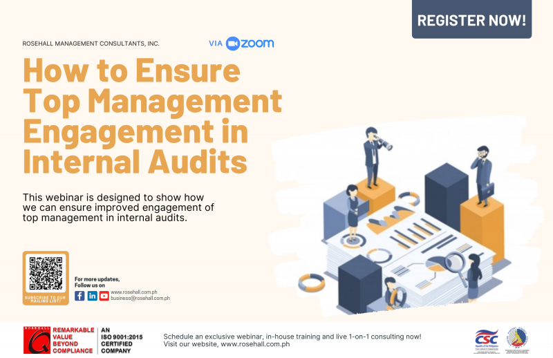 How to Ensure Top Management Engagement in Internal Audits - ROSEHALL ...
