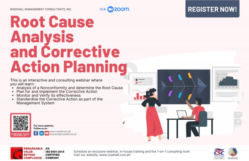 Root Cause Analysis and Corrective Action Planning - ROSEHALL ...