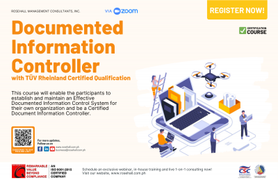 Be a Certified Document Controller Now! - ROSEHALL Management ...