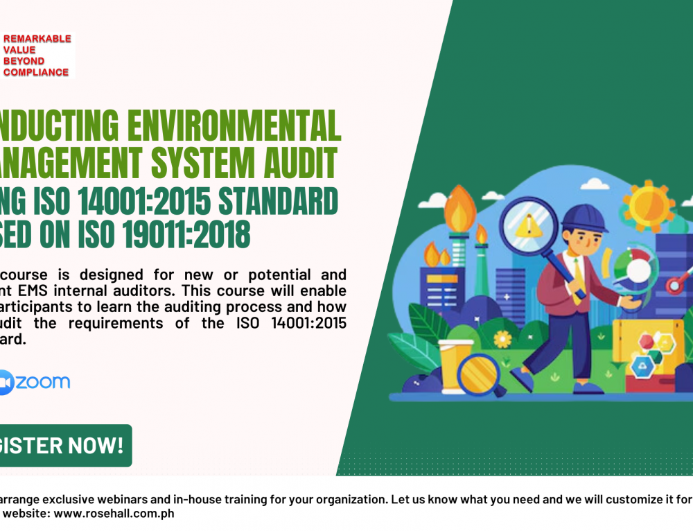 Quality Management System Awareness based on ISO 9001:2015 - ROSEHALL ...