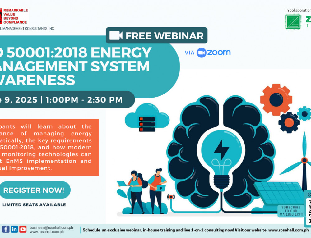 Quality Management System Awareness based on ISO 9001:2015 - ROSEHALL ...